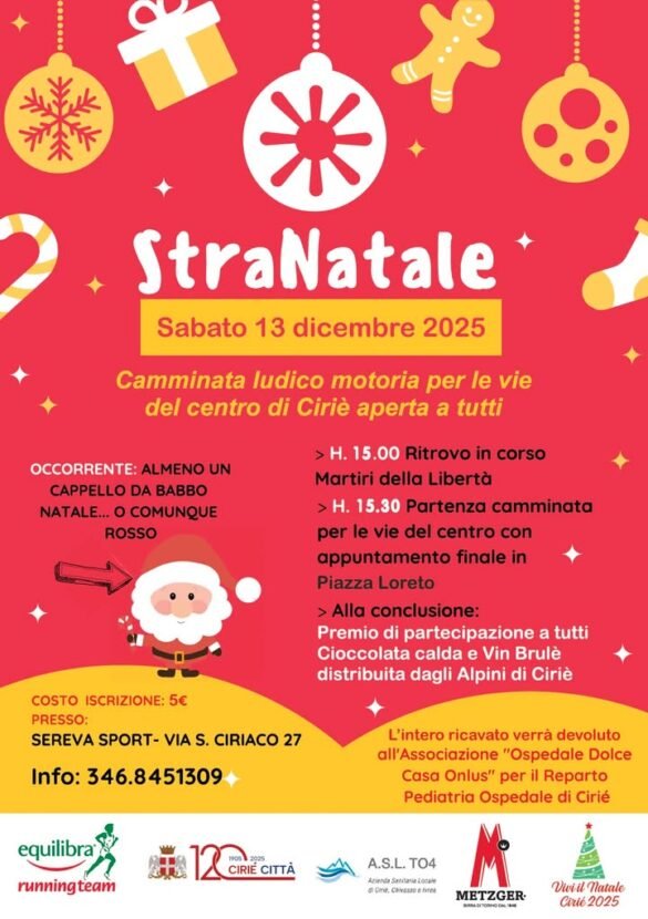 🎅 🎅 🎅 Sabato 13 dicembre 2025 torna #StraNatale, la camminata ludico ...